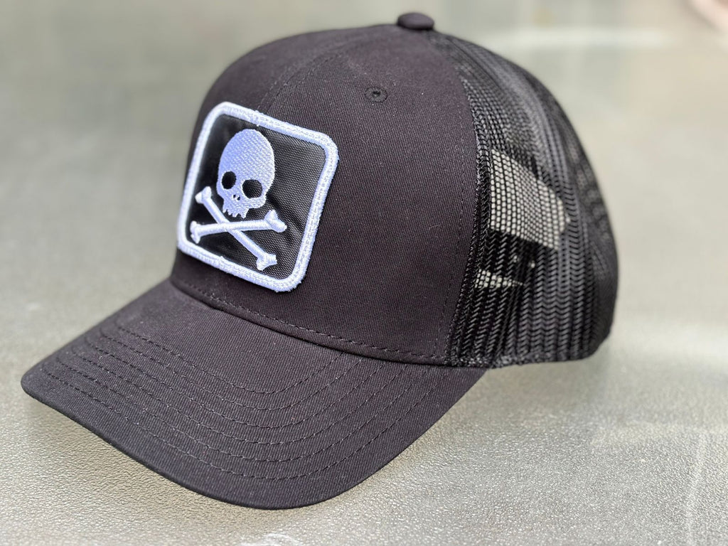 Black Vintage Trucker Cap – crane.mx